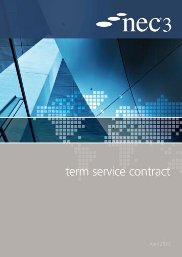 NEC3: Term Service Contract (TSC) | NEC Products | NEC Contracts